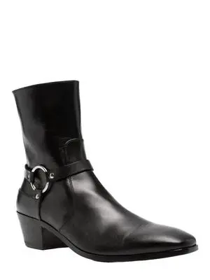 TOM FORD Harness Detail Ankle Boots - Black