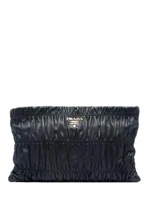 PRADA Prada Nappa Gaufre Clutch Bag