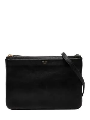Celine 2013 Lambskin Trio Crossbody Bag - Black