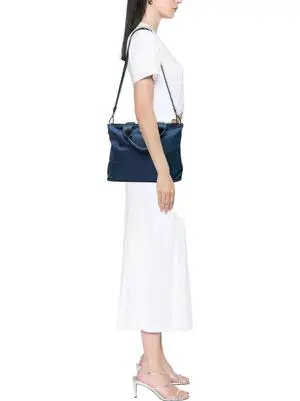 Prada Tessuto Satchel - Blue