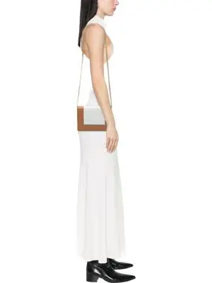 Celine Celine 2017 Leather Frame Wallet On Chain Crossbody Bag Brown