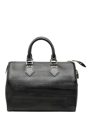 LOUIS VUITTON Epi Speedy 25 Boston Bag - Black
