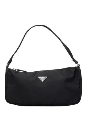 Prada Tessuto Shoulder Bag - Black