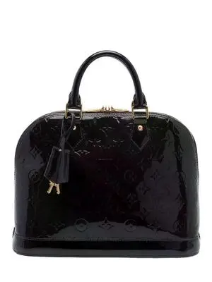 LOUIS VUITTON 2014 Monogram Vernis Alma Pm Handbag - Purple