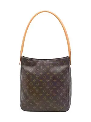 LOUIS VUITTON Louis Vuitton Monogram Looping GM Shoulder Bag Brown