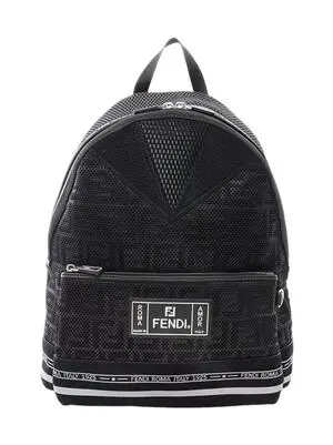 Fendi Zucca Mesh Backpack - Black