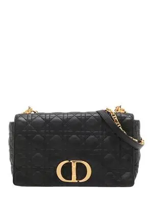 DIOR Christian Dior Medium Cannage Caro Shoulder Bag