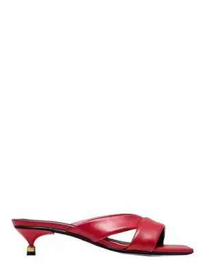 VANDA NOVAK Maya Crossover Sandals - Red