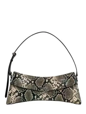 Karl Lagerfeld K/autograph Twist Elongated Shoulder Bag - Neutrals