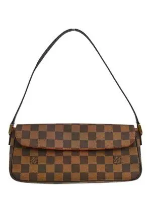 LOUIS VUITTON Louis Vuitton Damier Ebene Recoleta Shoulder Bag Brown