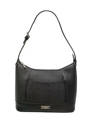 Burberry Leather Shoulder Bag - Black