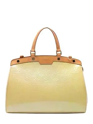 LOUIS VUITTON Monogram Vernis Brea Mm Satchel - Neutrals