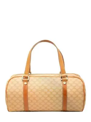 Celine Macadam Coated Canvas Handbag - Neutrals