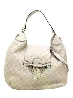 Gucci Medium Emily Flap Satchel - Brown