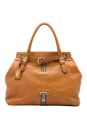 Fendi Selleria Villa Borghese Tote Bag - Brown