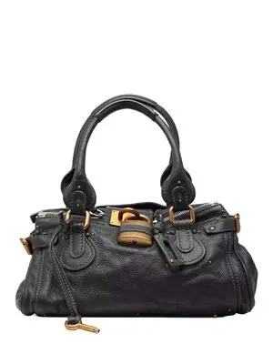 Chloé Paddington Leather Handbag - Black