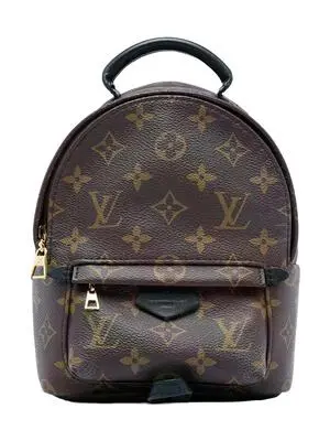 LOUIS VUITTON Monogram Mini Palm Springs Backpack - Brown