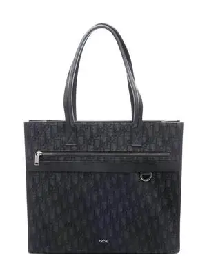 Dior Oblique Canvas Safari Tote Bag - Black