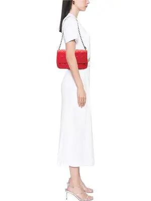 Dior Lambskin Cannage Miss Flap Shoulder Bag - Orange