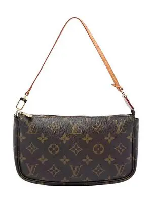 LOUIS VUITTON Monogram Pochette Accessoires Shoulder Bag - Brown
