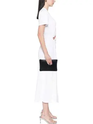 Bottega Veneta Woven Nappa Leather Clutch Bag - Black