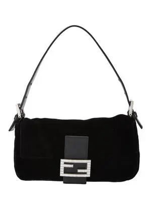 Fendi Baguette Shoulder Bag - Black
