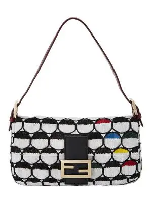 Fendi Baguette Shoulder Bag - Black