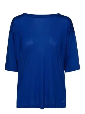 CONQUISTA Micromodal Cashmere Blend Top - Blue