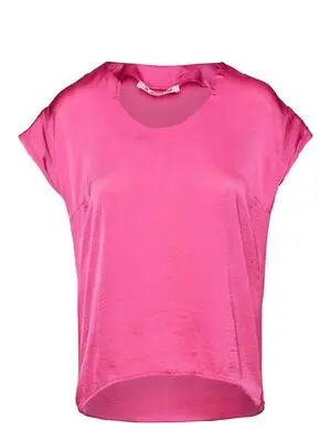 CONQUISTA Conquista Fuchsia Cap Sleeve Top Pink