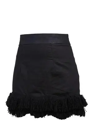 MUDA CLOTHING FZ LLC Sea Whip Linen Mini Skirt - Black
