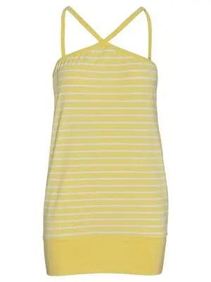 CONQUISTA Conquista Strappy Striped Mini Dress