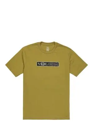 Volcom Men's Dual Euro Short Sleeve Tee Olive
