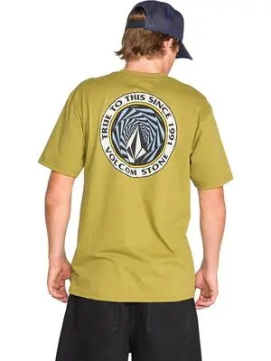 Volcom Dirty Work Short Sleeve Tee - Olive
