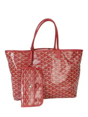 Goyard Coated Canvas Saint Louis Pm Tote Bag - Red