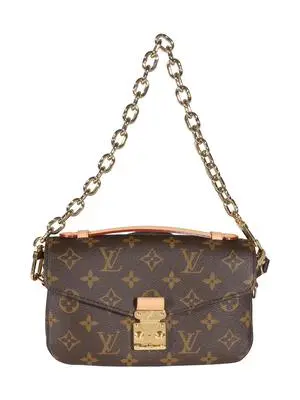 LOUIS VUITTON Monogram Canvas Pochette Metis East West - Brown