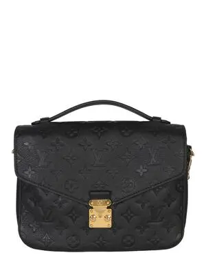 LOUIS VUITTON Monogram Empreinte Pochette Métis - Black