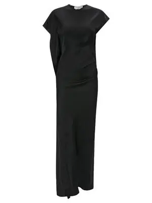 VICTORIA BECKHAM Victoria Beckham Midi Dress With Asymmetrical Hem And Sleeve