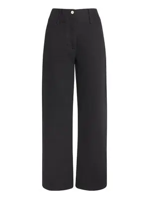 Claudie Pierlot High-rise Wide-leg Jeans - Black