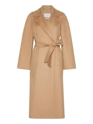 Max Mara Max Mara Camel Wool Belted Coat Beige