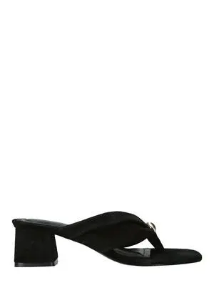Simkhai Suede Stella Heeled Mules - Black