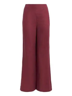 Faithfull The Brand Syna Wide-leg Trousers - Pink