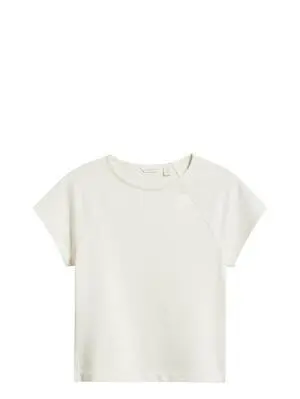 Caslon Short Sleeve Terry Sweatshirt - Ivory Cloud