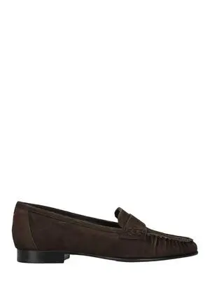 AeydĒ Suede Aldous Loafers - Brown