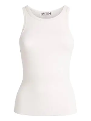 Eterne Ribbed Tank Top - Ivory