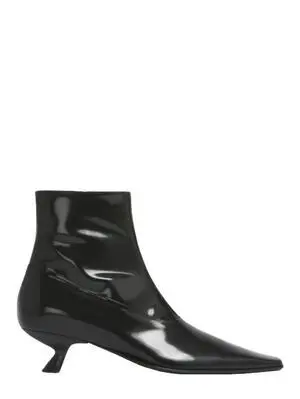 Marni Leather Ankle Boots - Black