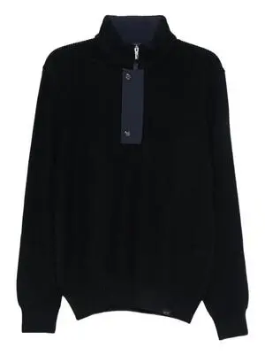 Paul & Shark Half-zip Sweater - Black