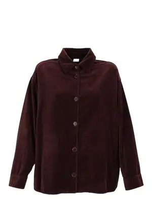 Aspesi Long-sleeve Casual Jacket With Classic Collar - Black