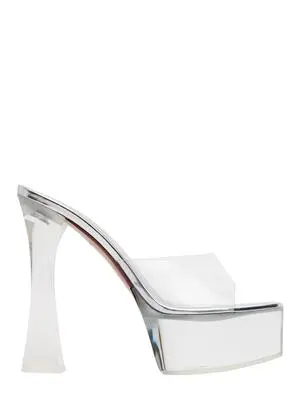 AMINA MUADDI Amina Muaddi Dalida Glass High-Heeled Sandals