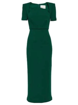 ROLAND MOURET Roland Mouret Moon Wool Midi Dress