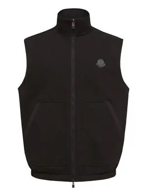Moncler Reversible Zip-up Vest - Black